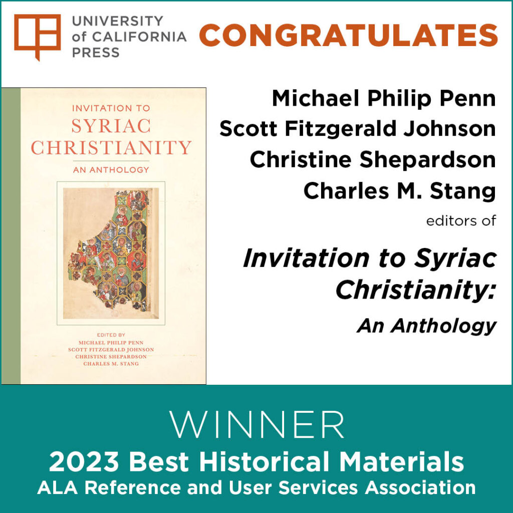 UC Press January Award Winners - University of California Press